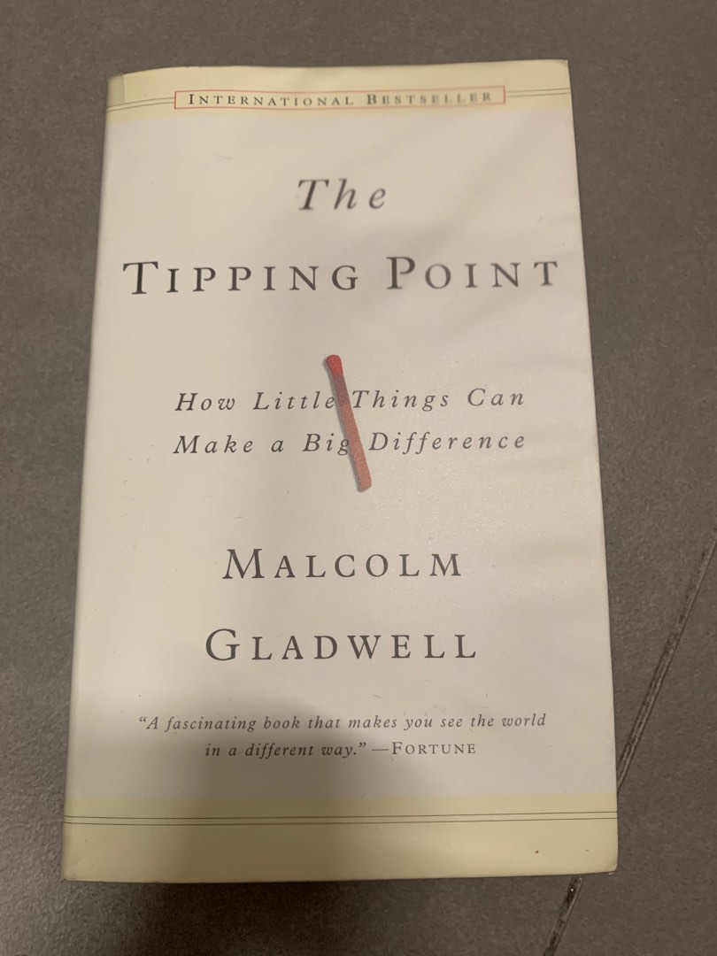 The Tipping Point Malcolm Gladwell English Bahasa Inggris, Buku & Alat ...