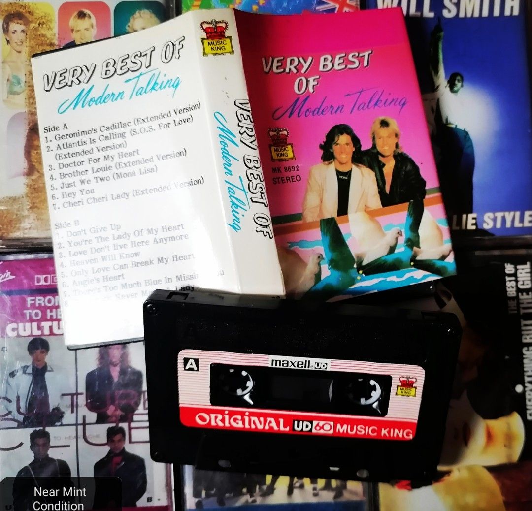 The Very Best of Modern Talking Cassette Tape Bootleg Cassette Tapes ...