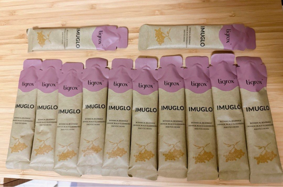 Tigrox IMUGLO 12 packets, Health & Nutrition, Health Supplements ...