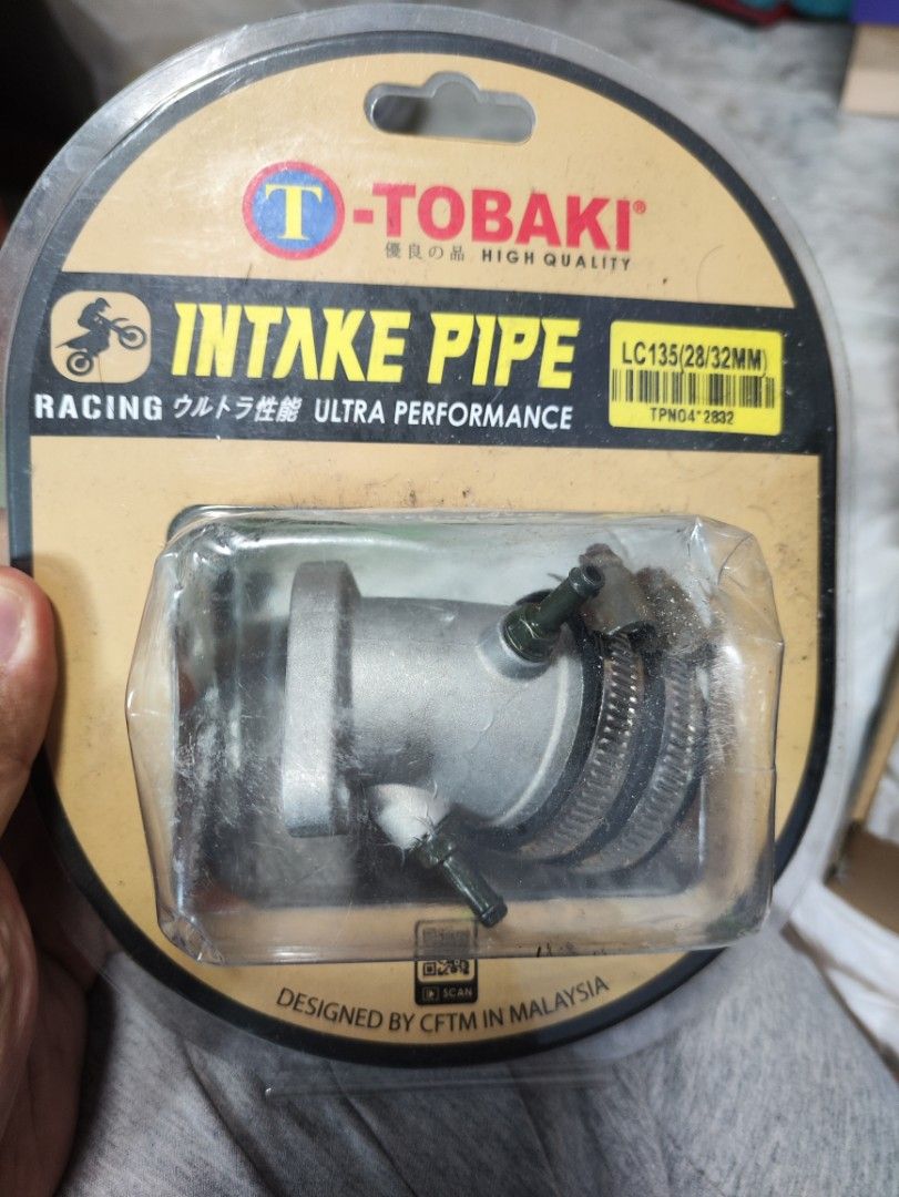 Tobaki Intake for LC/Spark 135, Motorcycles, Motorcycle Accessories on ...