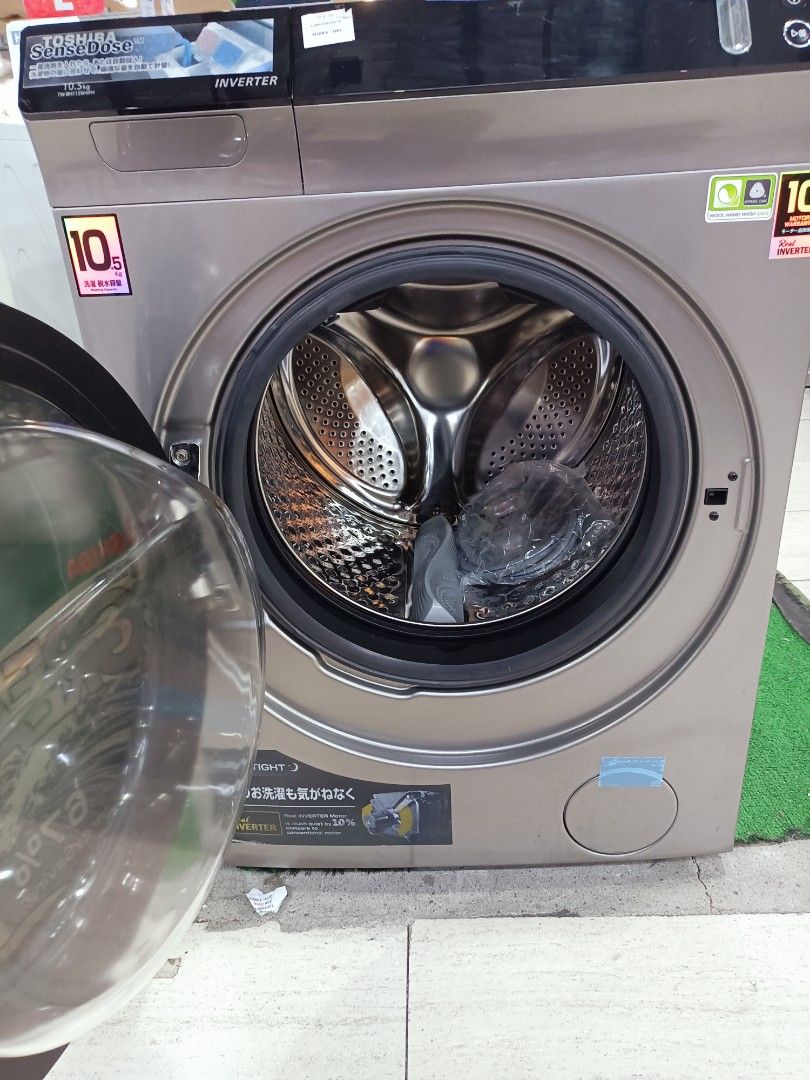toshiba front load washing machine 10.5kg, TV & Home Appliances, Washing Machines and Dryers on ...