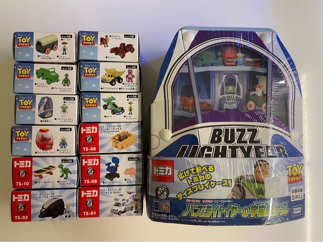 Toy Story Tomica full set with display case, Hobbies & Toys, Toys ...