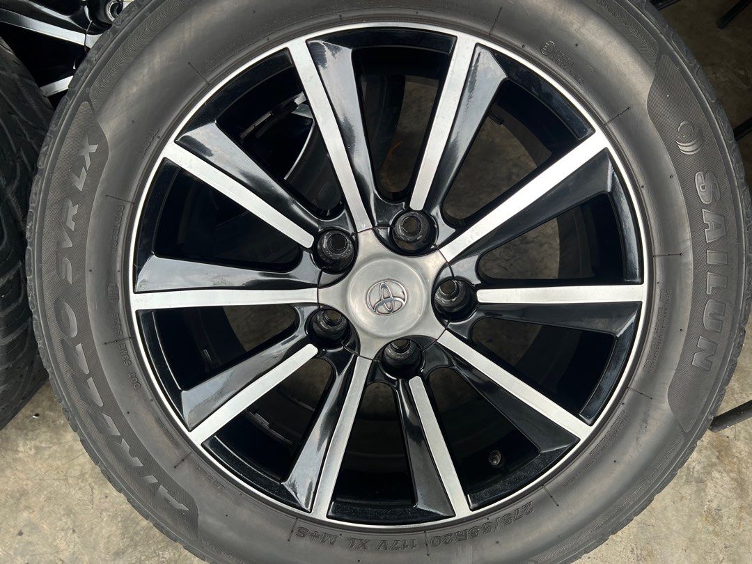 Toyota OEM 20" Mags, Car Parts & Accessories, Mags and Tires on Carousell