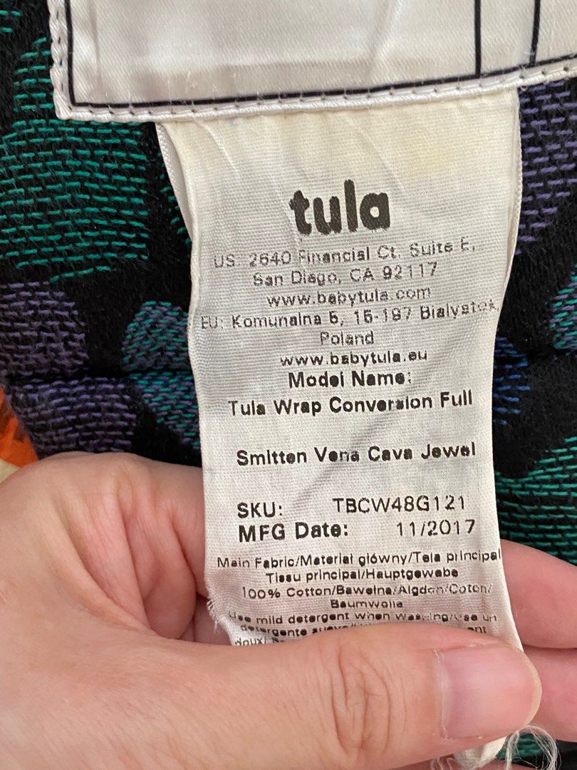 Tula Standard Full Wrap Conversion Smitten Cava Jewel, Babies & Kids ...