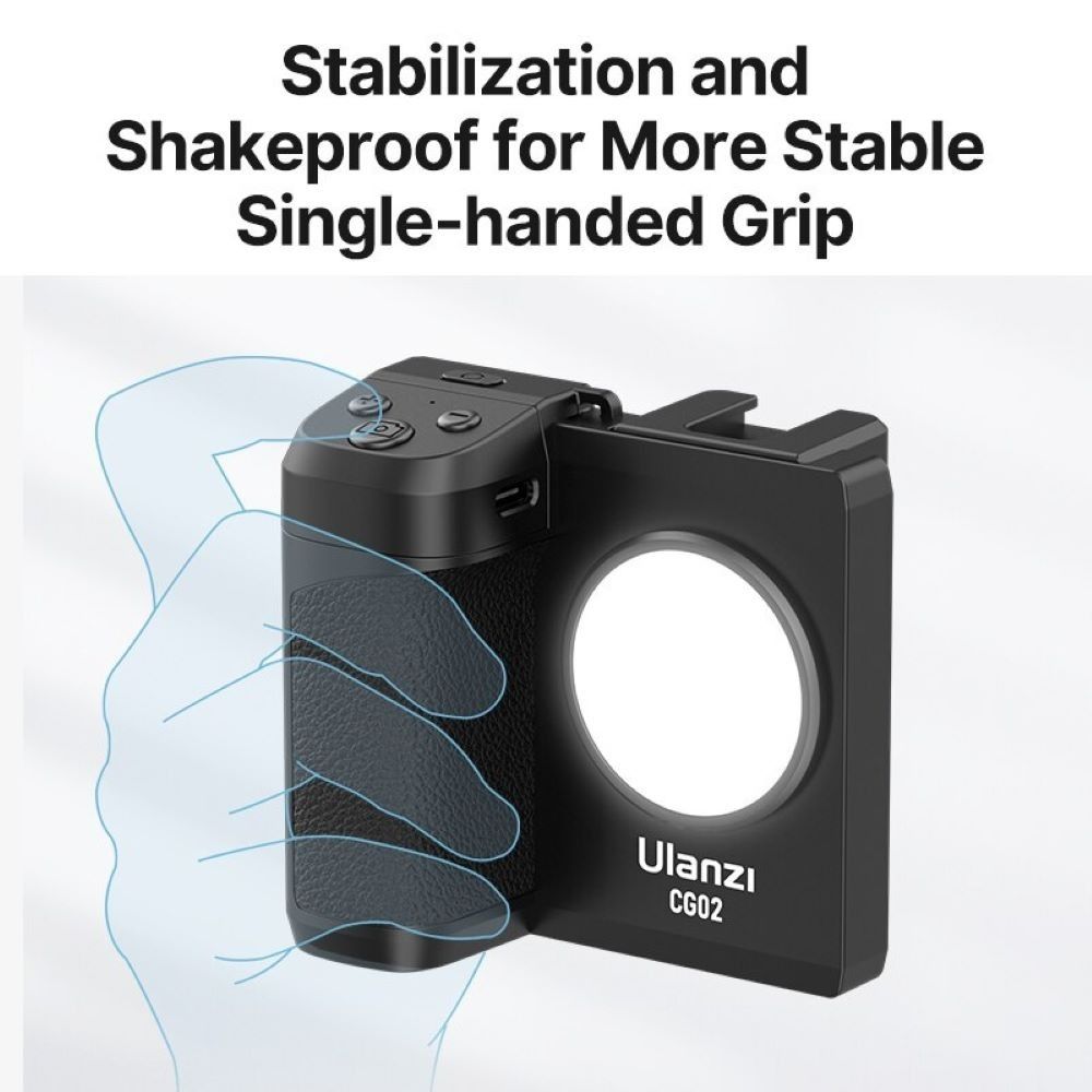 ULANZI CG02 CapGrip II Bluetooth Wireless Remote LED Video Fill Light ...