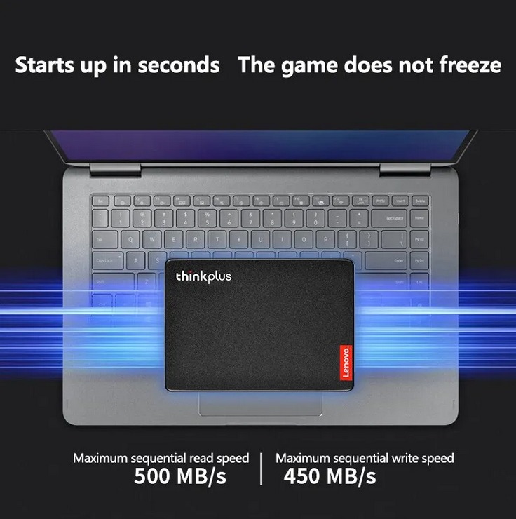 Ultra Slim Portable SSD Storage 256GB 512GB Lenovo ThinkPlus 2.5 Internal Solid State Drive ...
