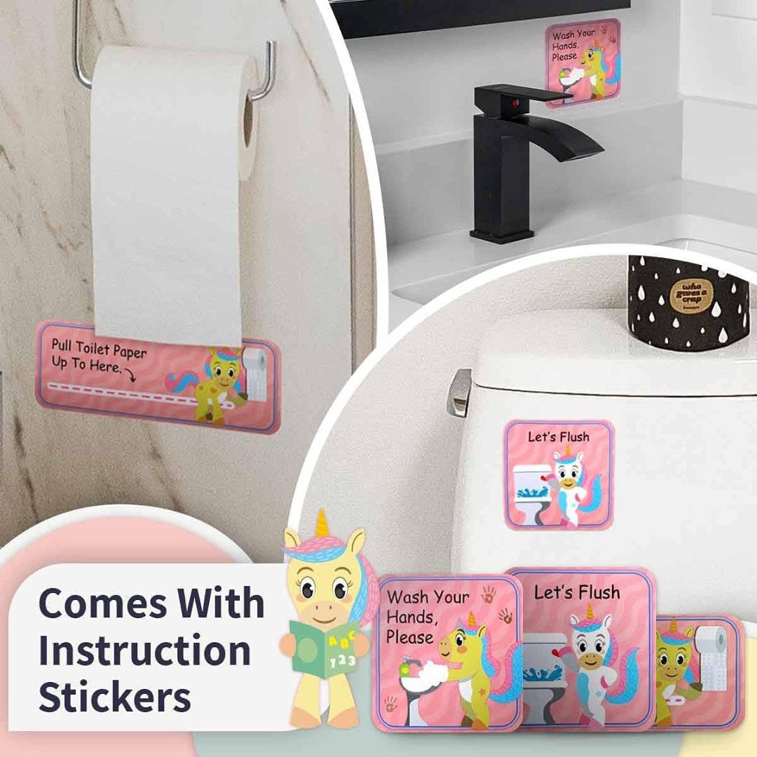 Unicorn Potty Training Chart & 35 Magnetic Stickers - Potty Chart ...