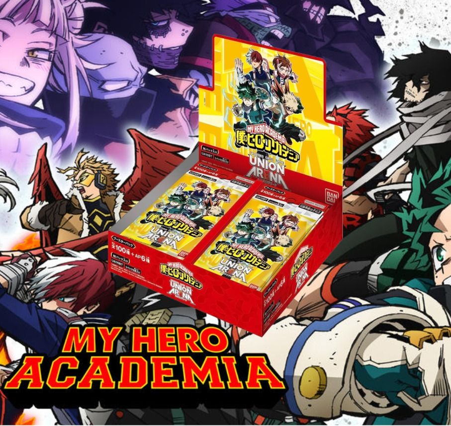 Union Arena MHA Union Arena My Hero Academia booster box case, Hobbies ...