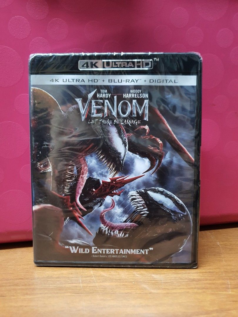 USA Blu Ray 4K UHD - Venom - Let There Be Carnage (Tom Hardy, Woody ...