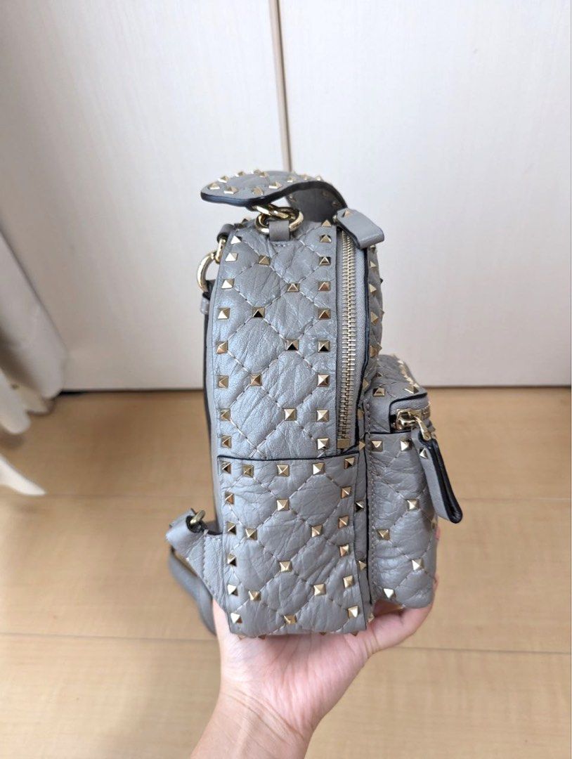 Valentino Mini Rockstud Spike Backpack, Luxury, Bags & Wallets on Carousell