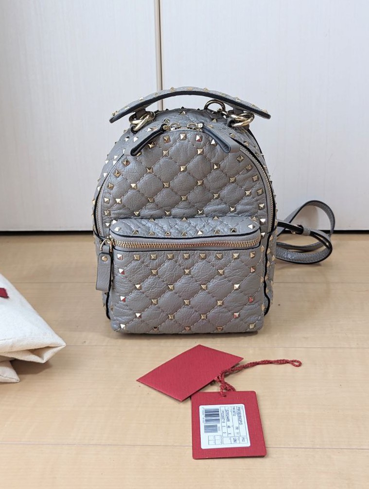 Valentino Mini Rockstud Spike Backpack, Luxury, Bags & Wallets on Carousell