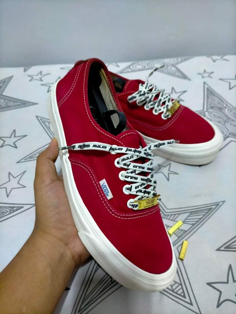 Vans Red Chili V1 on Carousell
