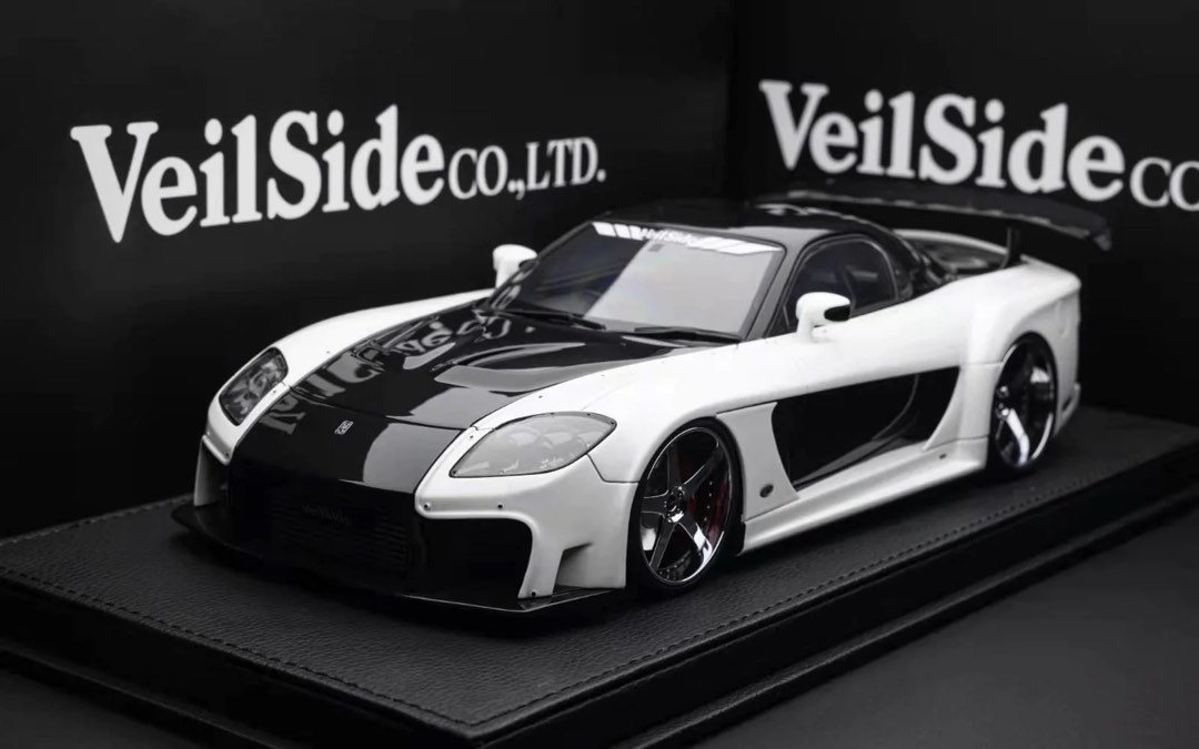 Veilside 1:18 Mazda RX-7 (FD3S) Veilside Fortune Widebody in White ...