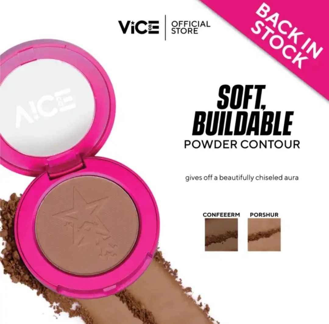 vice cosmetics aura contour porshur pressed powder on Carousell