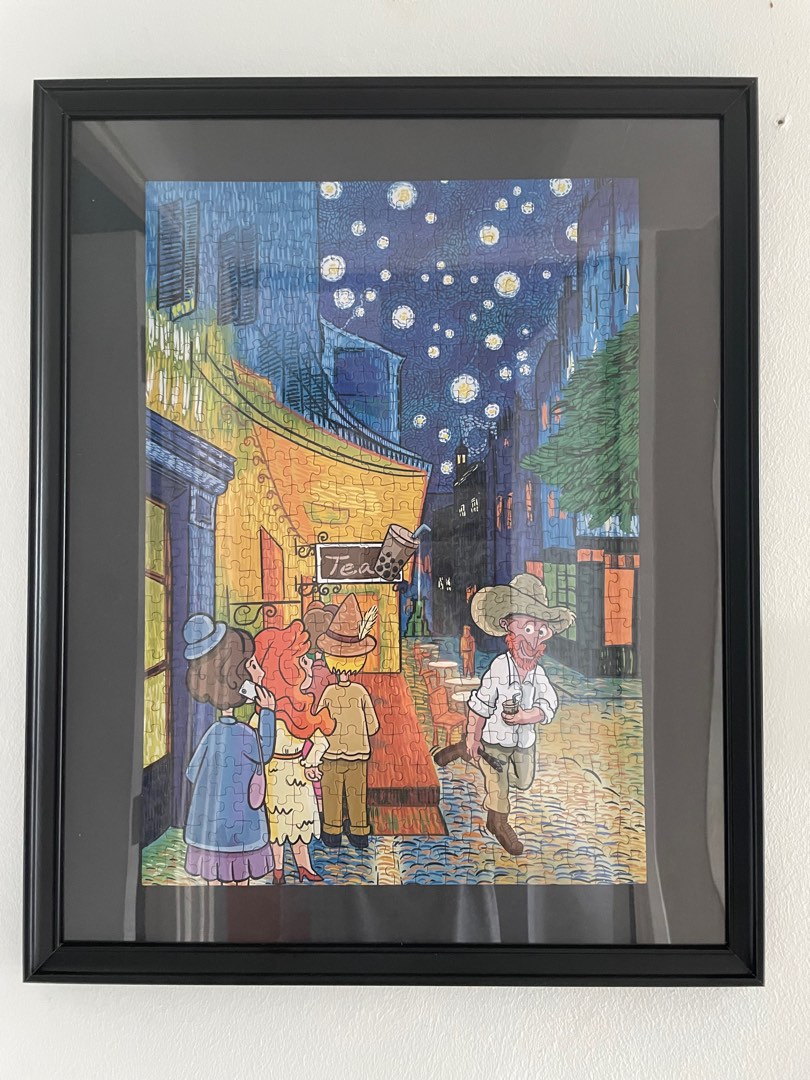 Vincent van gogh jig saw with frame, Furniture & Home Living, Home ...