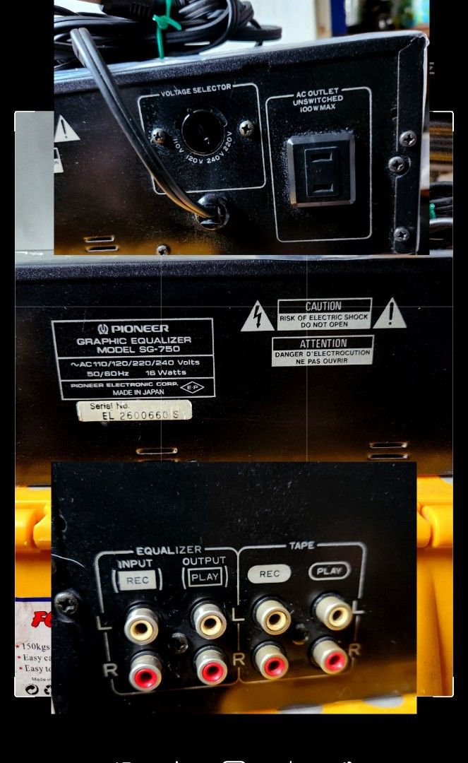 Vintage pioneer SG-750 (1984).Graphic Equalizer. Very good condition ...