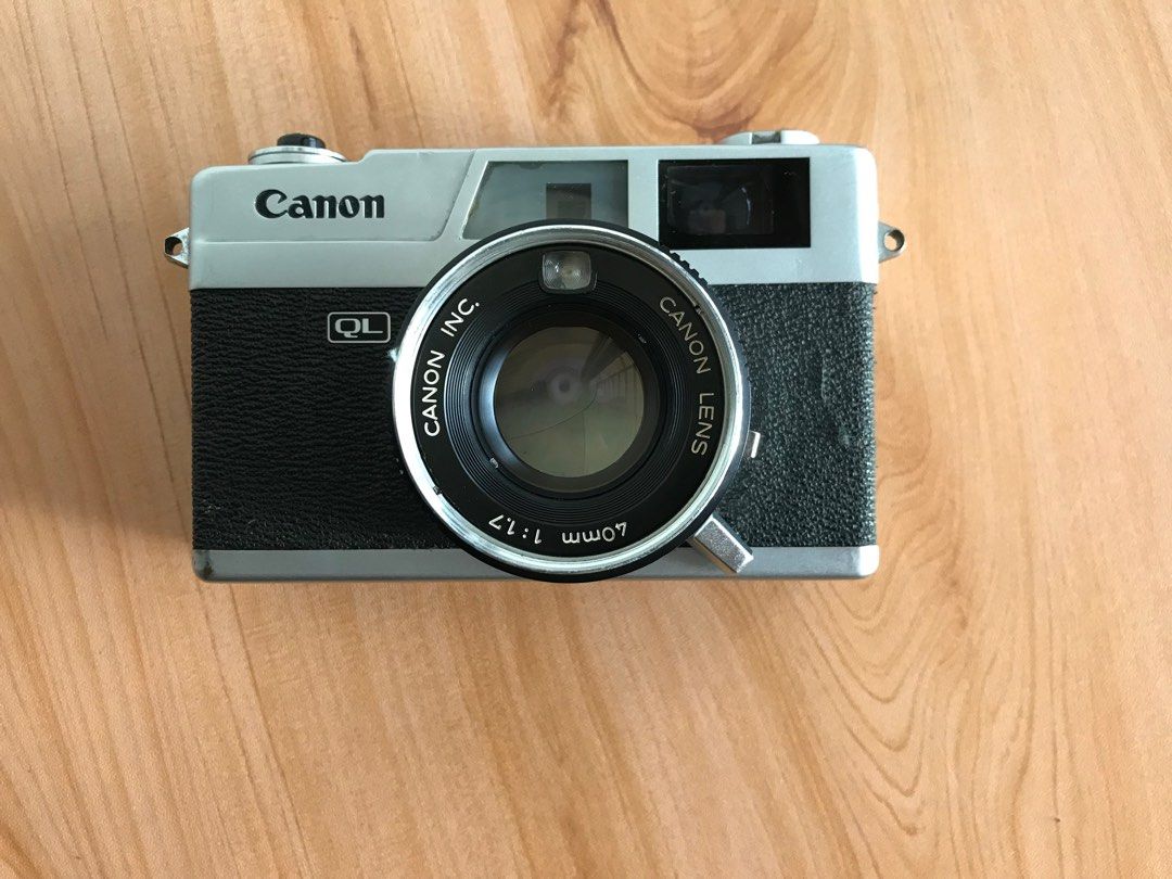 Vintage Rangefinder Film Camera Canon Canonet QL17, Photography, Cameras on Carousell