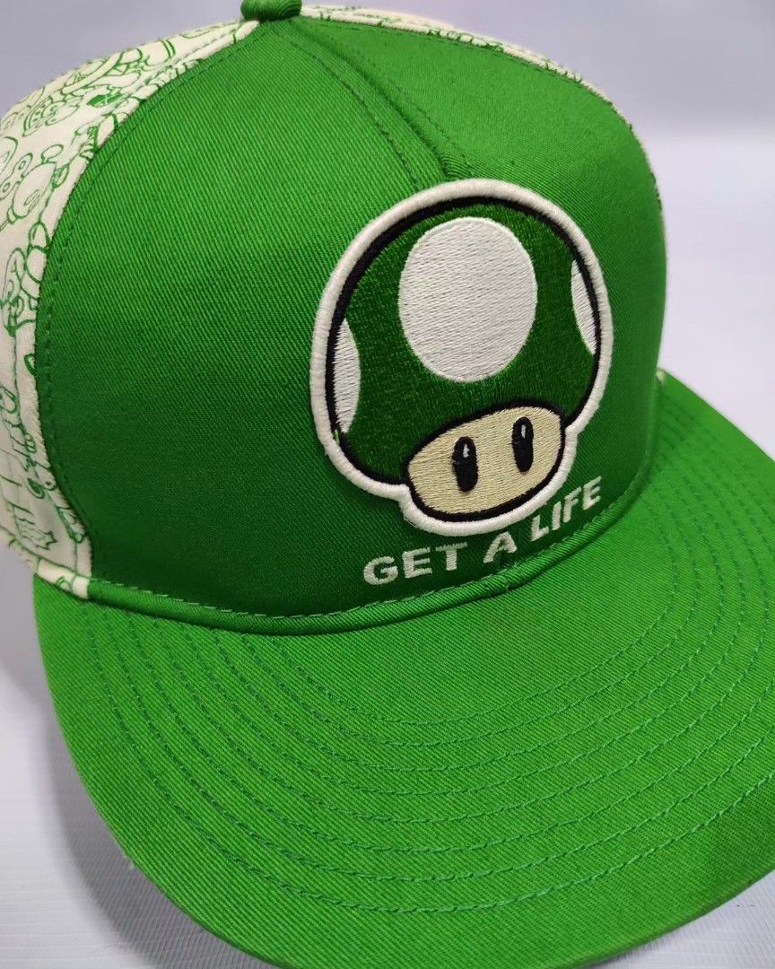 Vintage Super Mario 1 UP Life Nintendo Super Mario Green Mushroom, Men ...