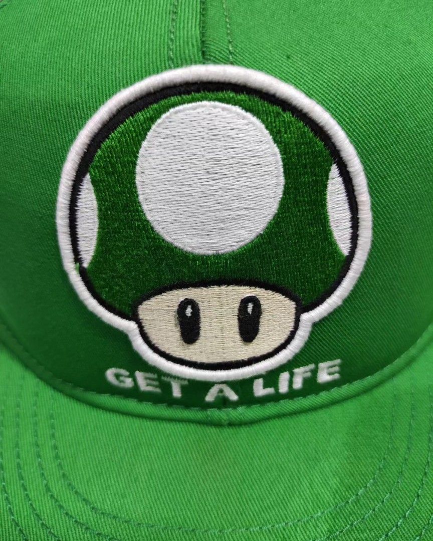 Vintage Super Mario 1 UP Life Nintendo Super Mario Green Mushroom, Men ...