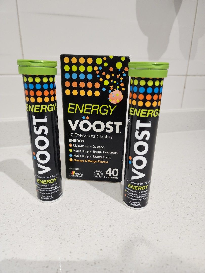 Voost Energy Tablets - 40nos, Health & Nutrition, Health Supplements ...