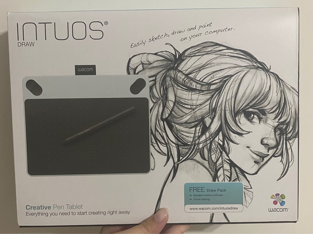 Wacom Intuos Draw CTL-490 電繪版, 電腦及科技產品, 電腦周邊產品, 其他電腦及電子周邊產品在旋轉拍賣