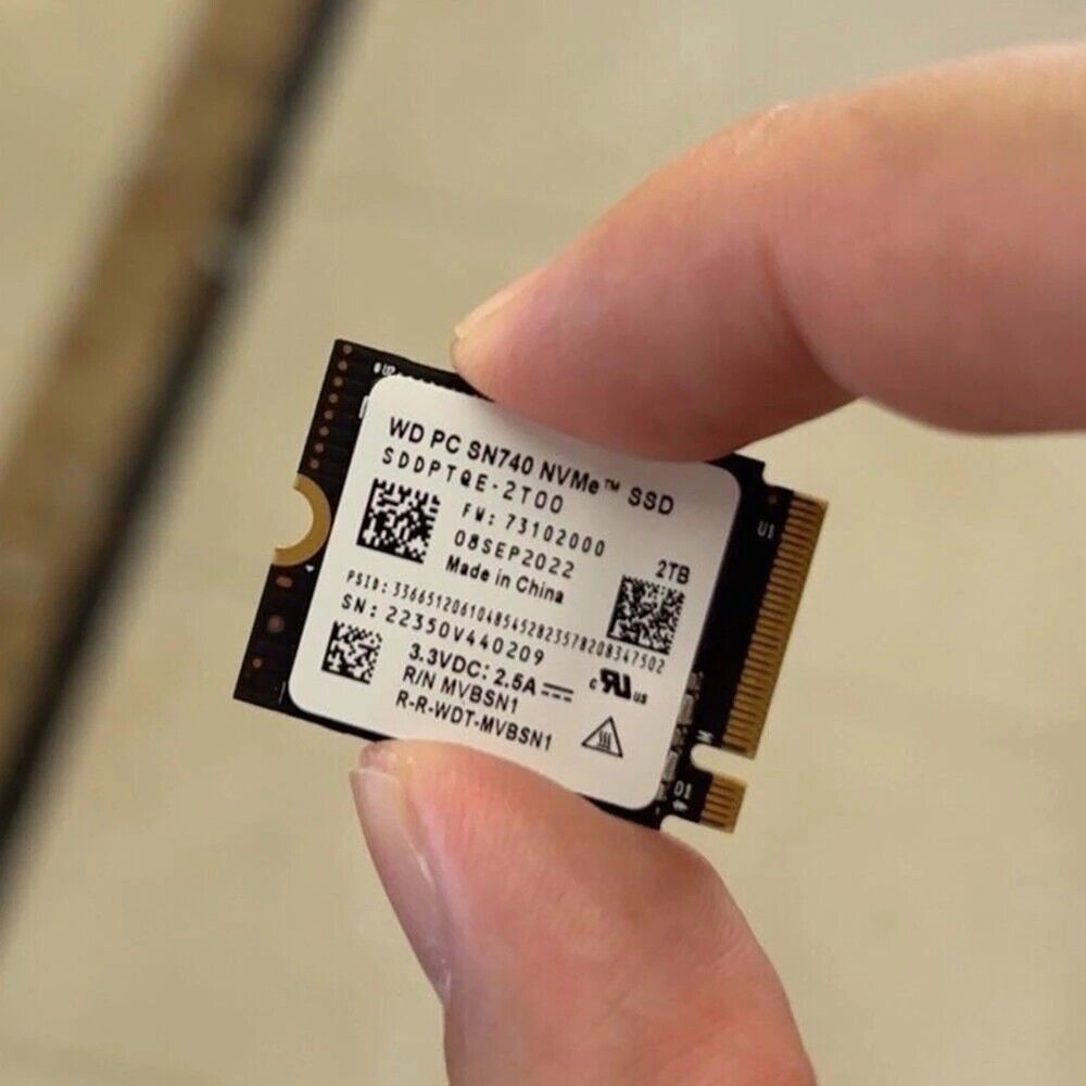 SN740 2TB M.2 SSD 2230/2242 For Surface Steam Deck, 電腦＆科技, 電腦周邊及配件, 硬碟及 ...