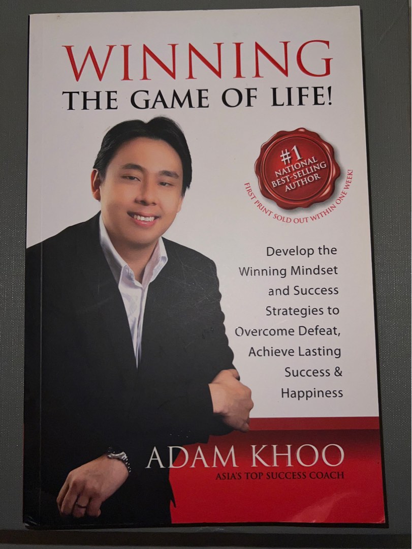 WINNING THE GAME OF LIFE - ADAM KHOO, Hobbies & Toys, Books & Magazines, Fiction & Non-Fiction ...
