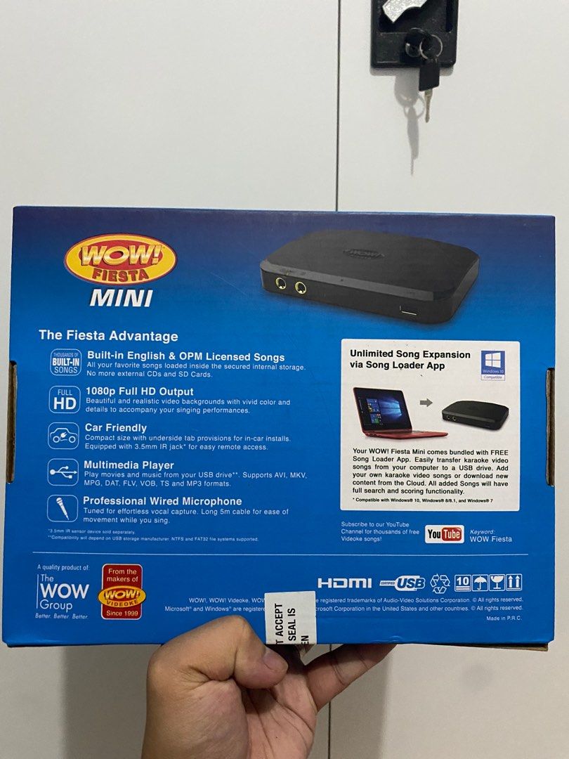 RUSH!!! Wow Fiesta Mini - Free Mic on Carousell