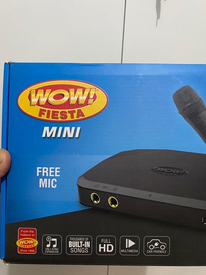 RUSH!!! Wow Fiesta Mini - Free Mic on Carousell