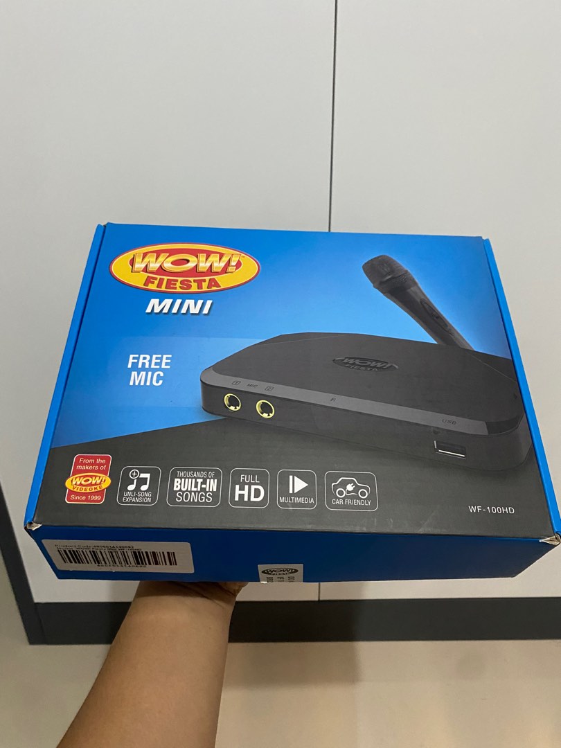 RUSH!!! Wow Fiesta Mini - Free Mic on Carousell