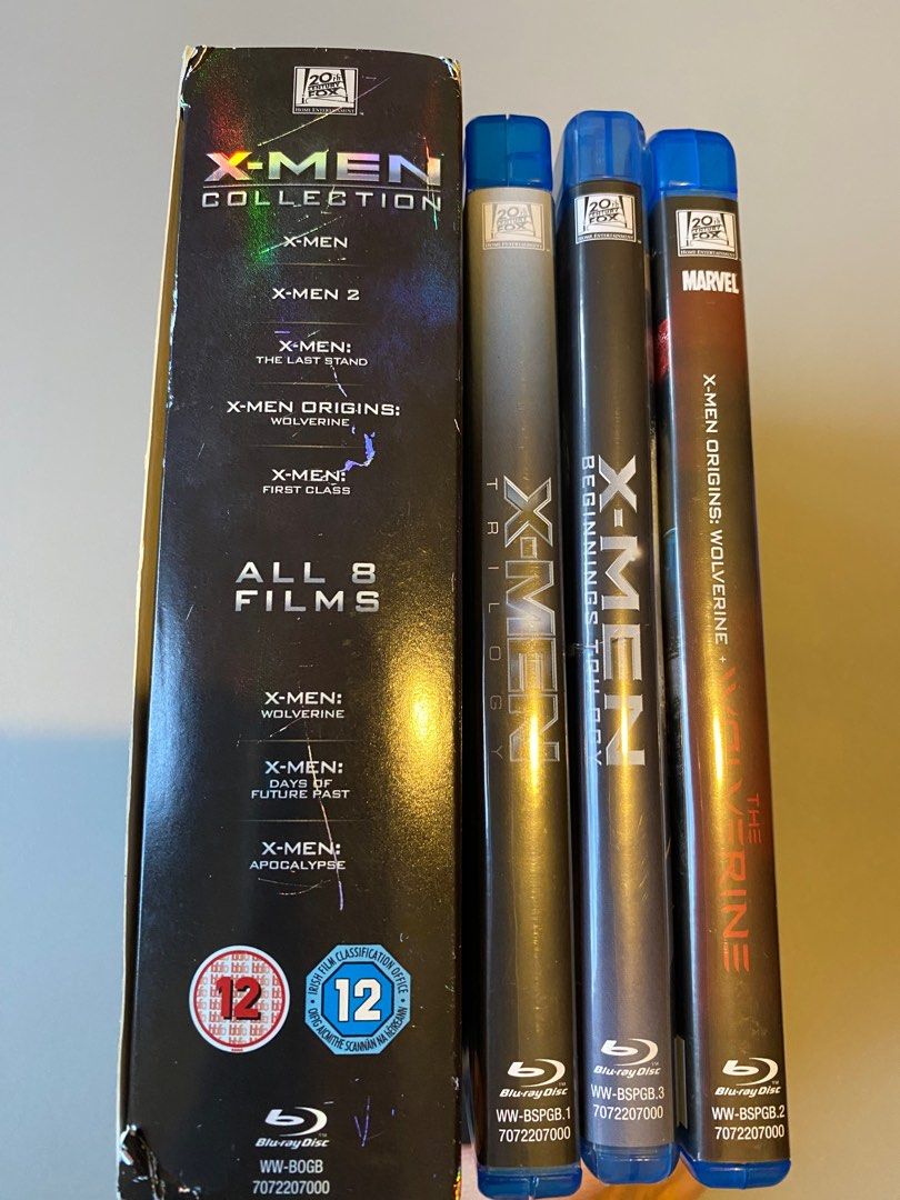 X-Men Blu Ray Collection, Hobbies & Toys, Music & Media, CDs & DVDs on Carousell