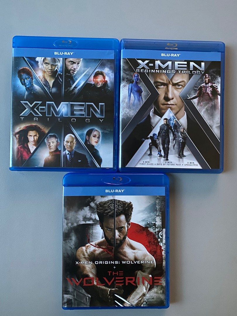 X-Men Blu Ray Collection, Hobbies & Toys, Music & Media, CDs & DVDs on Carousell