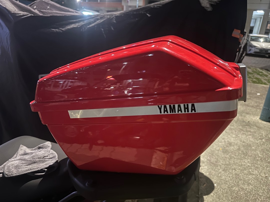 Yamaha Oem Top box, Motorcycles, Motorcycle Accessories on Carousell