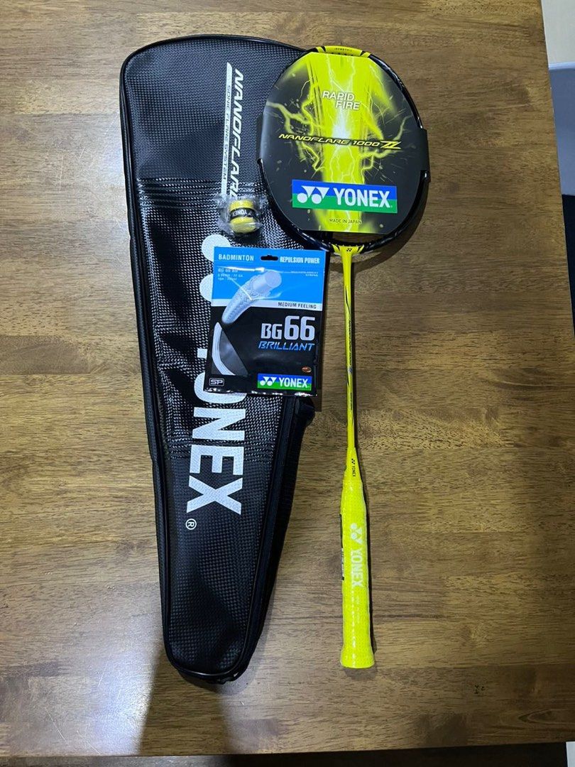 Yonex Nanoflare 1000Z, Sports Equipment, Sports & Games, Racket & Ball Sports on Carousell