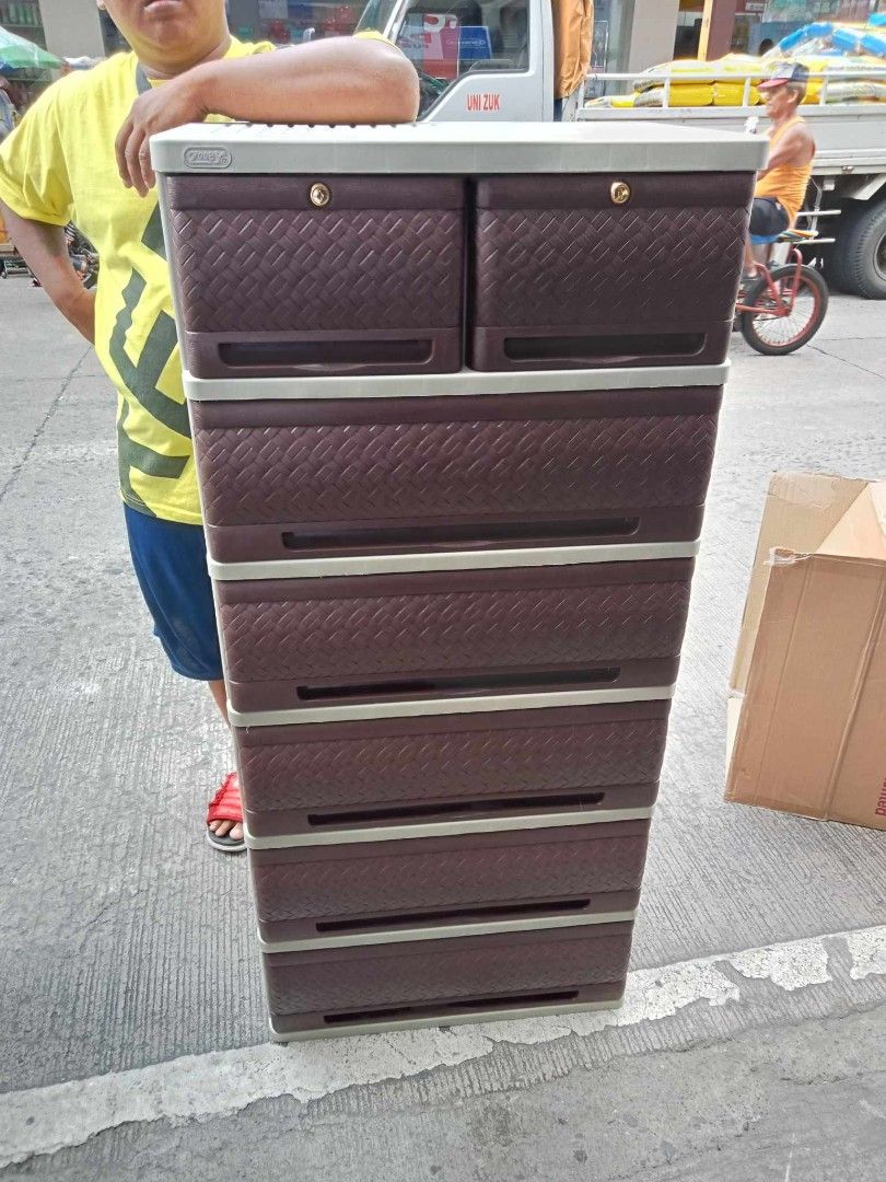 Zooey native rattan drawer 6 layer on Carousell