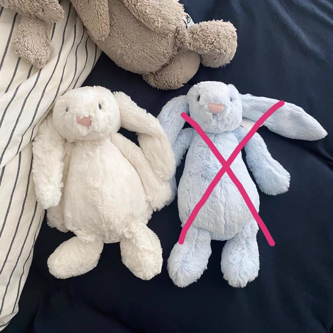 100% Jellycat bunny rabbit, Hobbies & Toys, Toys & Games on Carousell