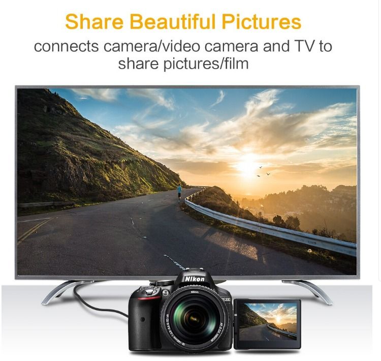 1888) ANNNWZZD MICRO HDMI TO HDMI CABLE,4K 60HZ MICRO HDMI TYPE D CORD ...