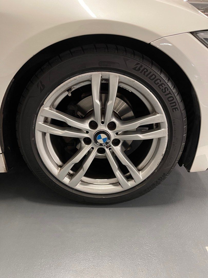 18inch Original BMW Rims with New Tyres, Car Accessories, Tyres & Rims ...