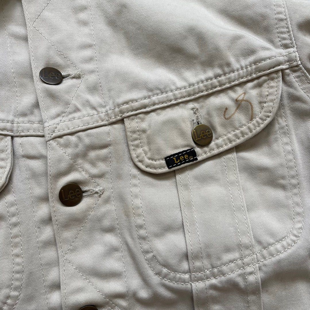 1960s Repro Lee Westerner Sanforized Type 3 Off-White Denim Trucker ...