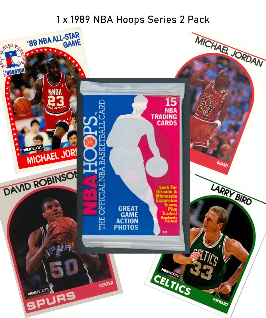 1989/90 Hoops Series 2 Basketball Pack, Hobbies & Toys, Memorabilia ...
