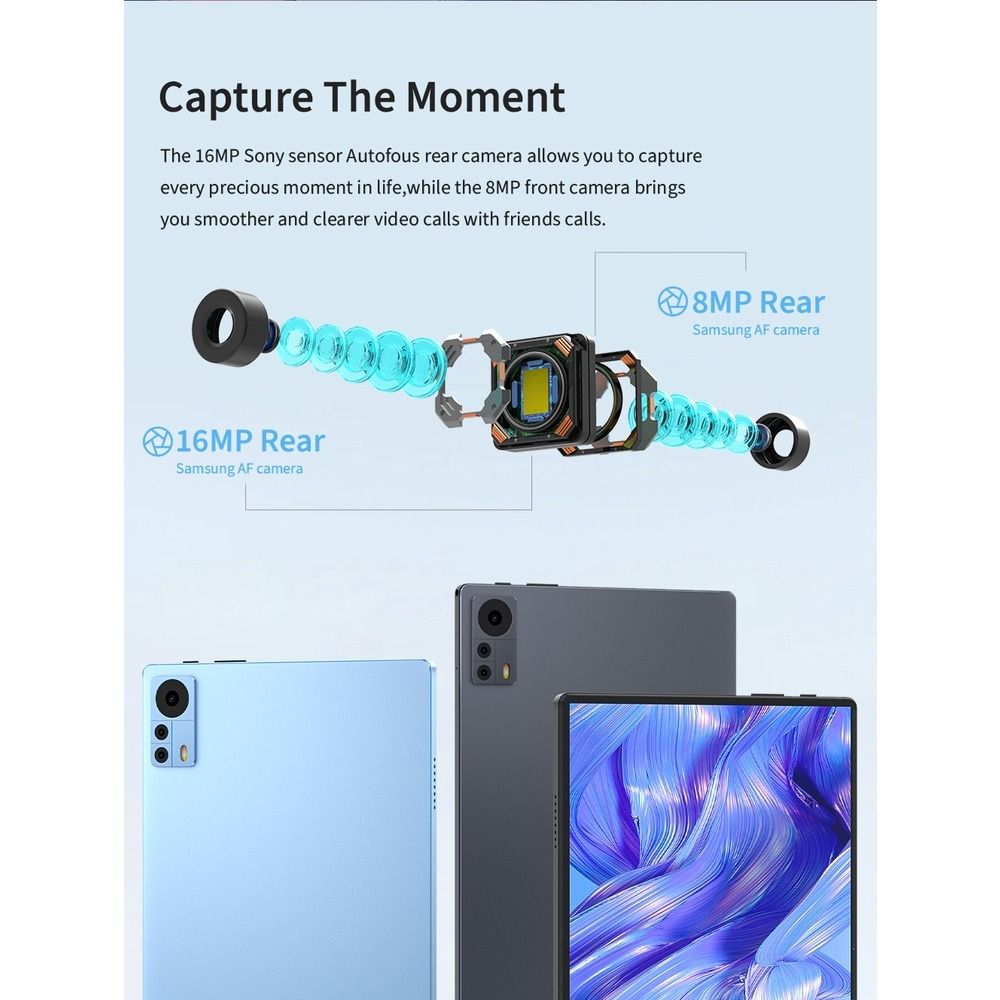 2023 New Android 12.0 2k HD Screen Snapdragon 870 Global Tablet 5G Dual ...