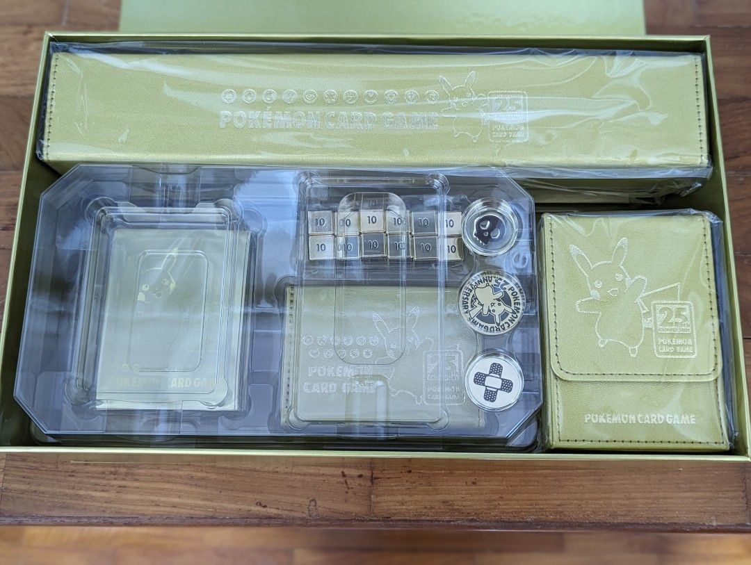 25th Anniversary Gold Box Japanese Accessories only Pokemon Card ...