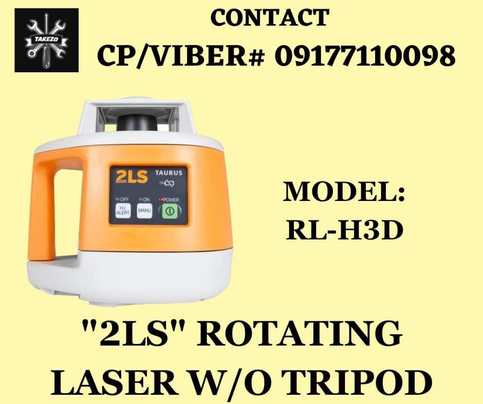 2LS ROTATING LASER W/O TRIPOD, Commercial & Industrial, Industrial Equipment on Carousell