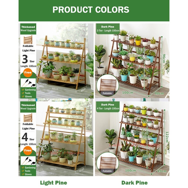 3 Tier 4 Tier Plant Rack Flower Stand Flower Rack - 100% natural bamboo ... 3 Tier 4 Tier Plant Rack Flower Stand Flower Rack - 100% natural bamboo ...