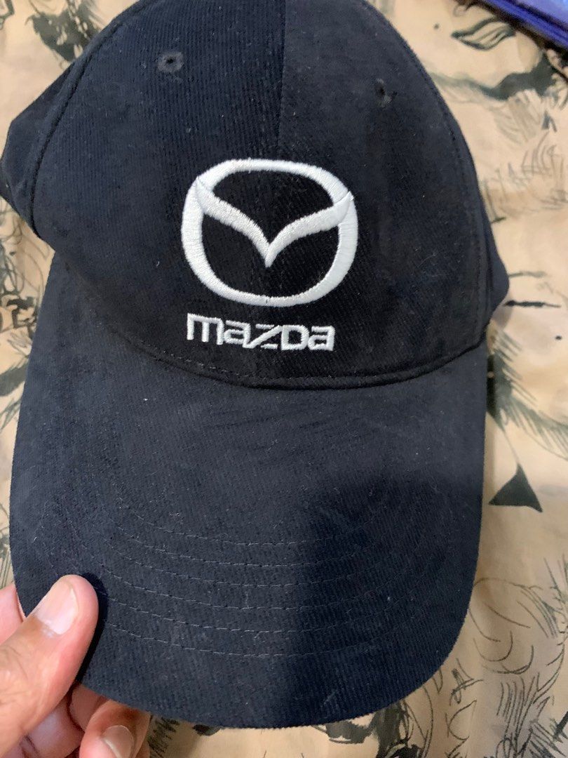 二手 古著 Mazda 馬自達 老 帽 棒球帽 cap, 他的時尚, 手錶及配件, 帽子在旋轉拍賣