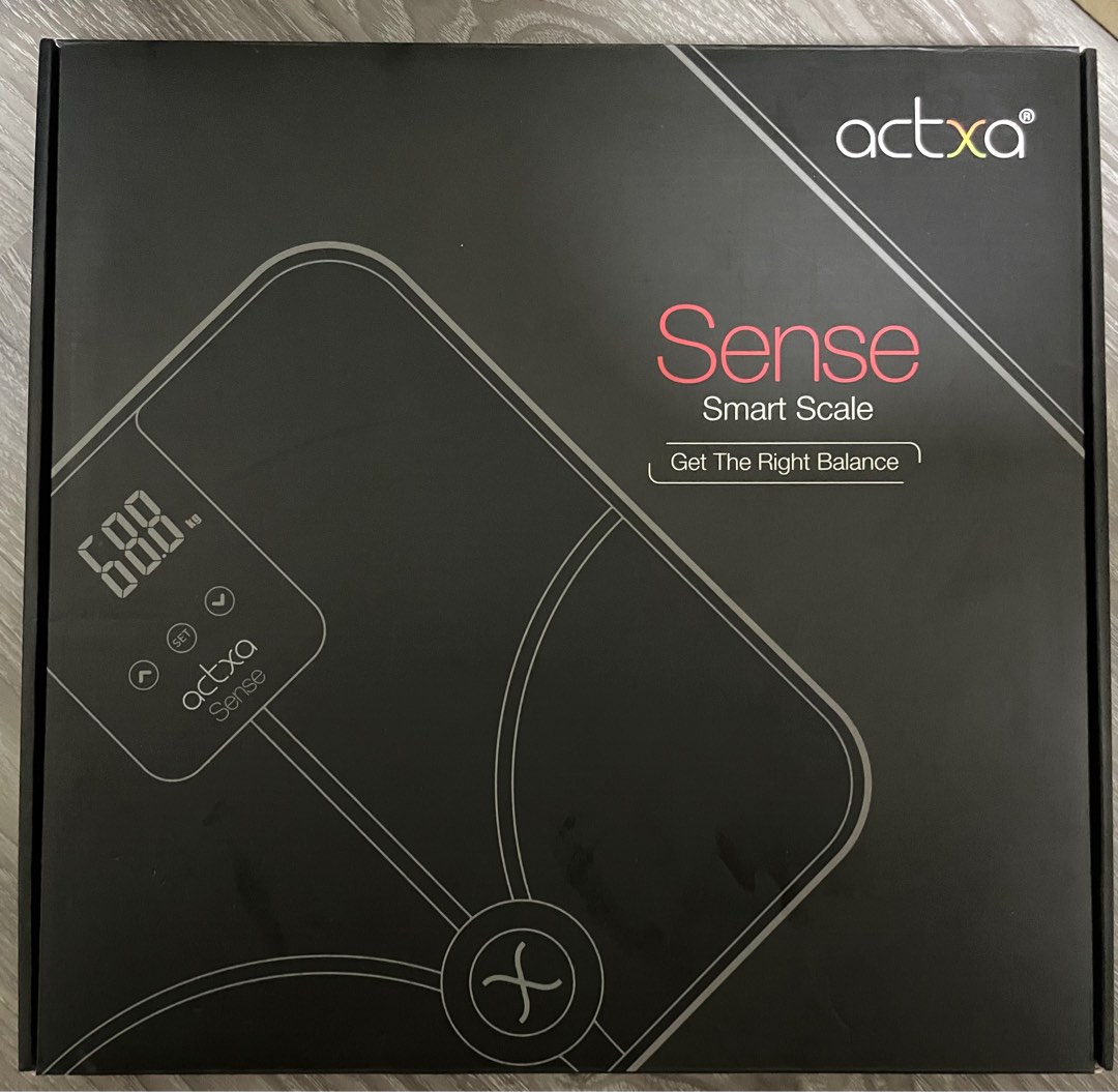Actxa Sense Smart Scale, Health & Nutrition, Health Monitors & Weighing Scales on Carousell