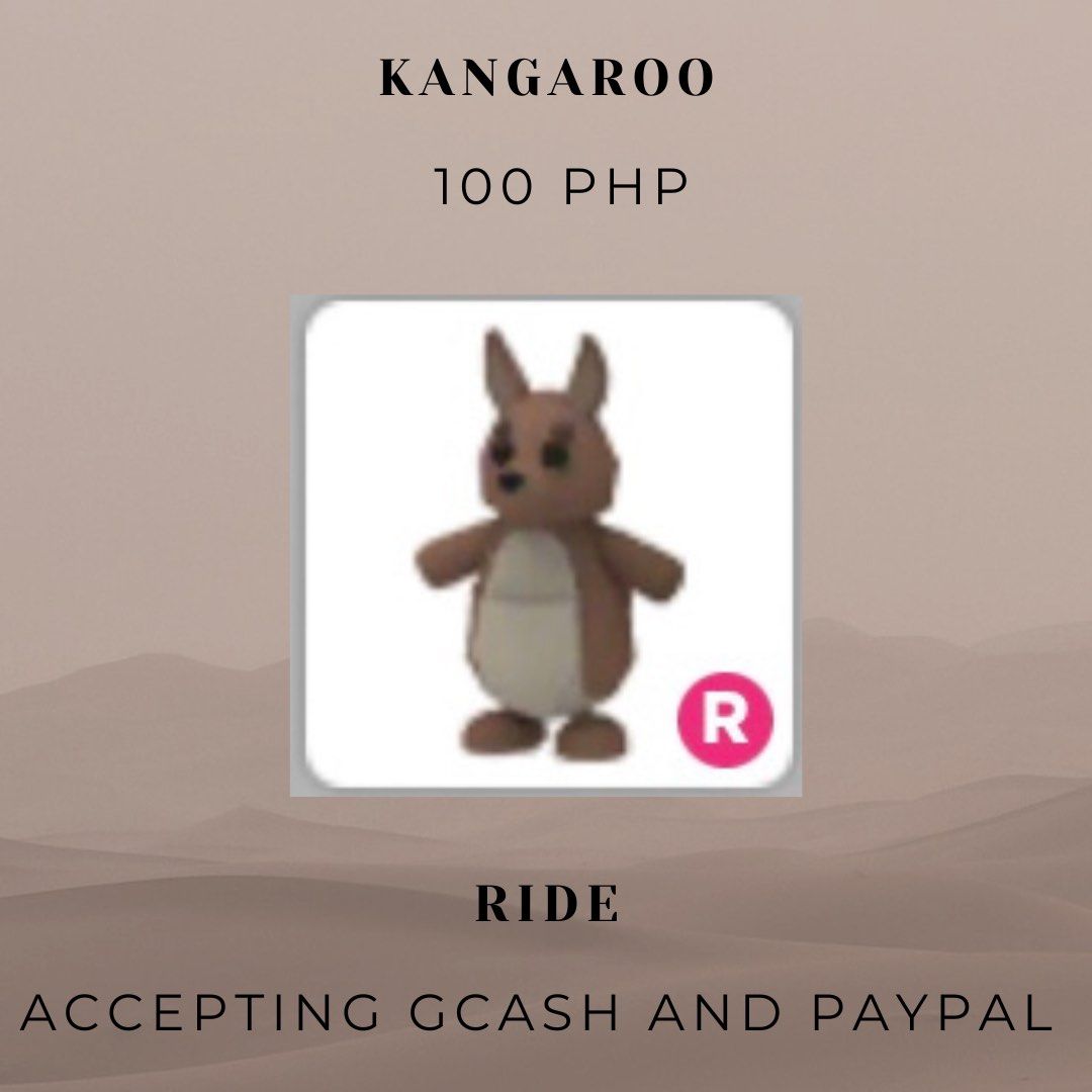 Adopt Me Pets | Kangaroo, Video Gaming, Gaming Accessories, In-Game ...