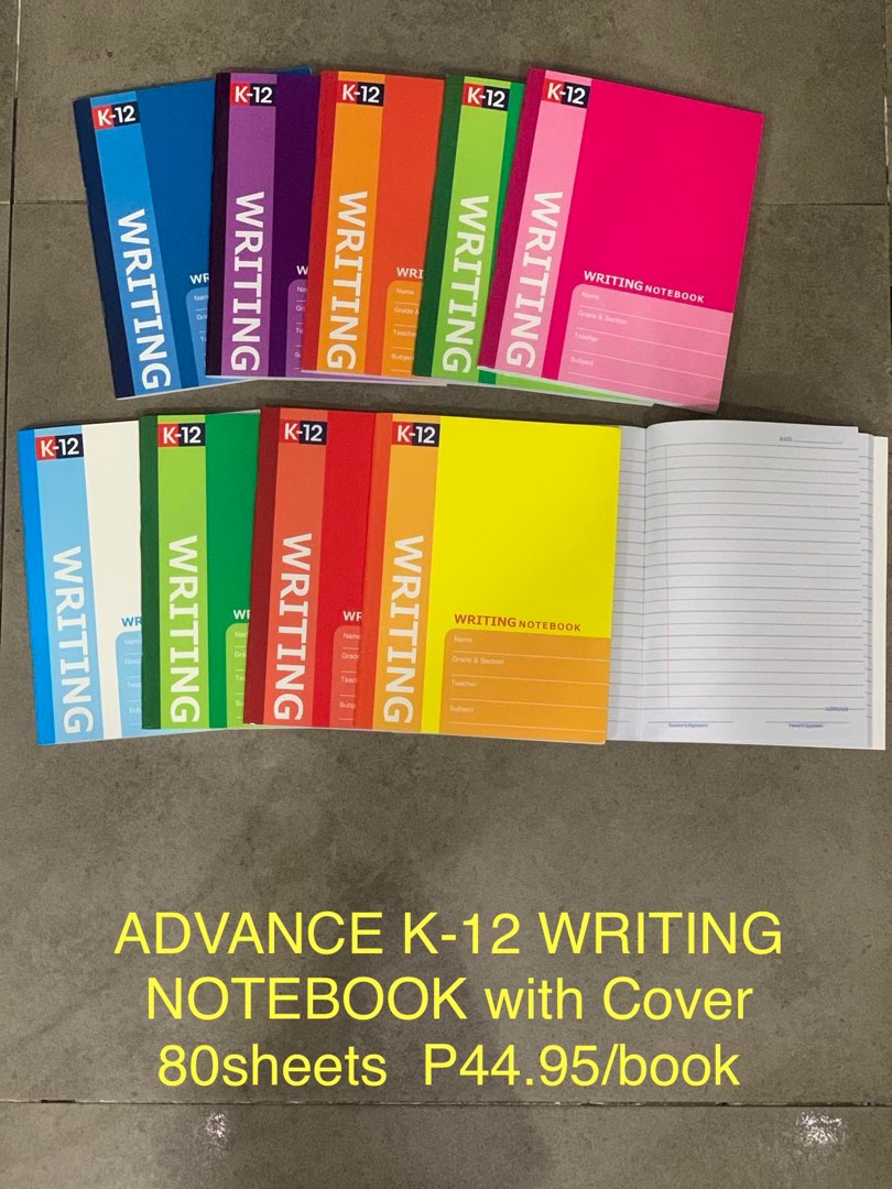 ADVANCE K-12 NOTEBOOK, Hobbies & Toys, Stationary & Craft, Stationery ...
