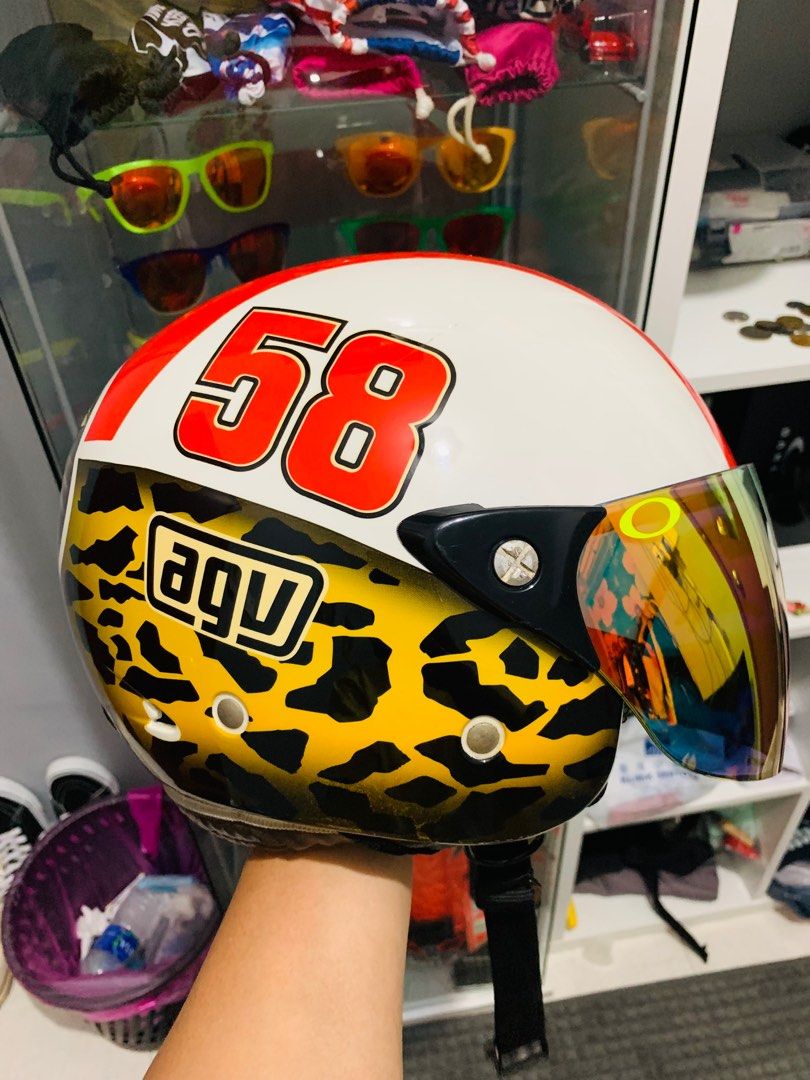AGV bali simoncelli, Motorcycles, Motorcycle Apparel on Carousell