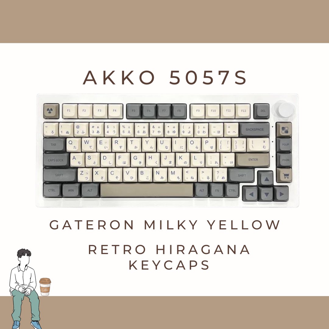 AKKO 5057S Retro Keyboard, Computers & Tech, Parts & Accessories ...